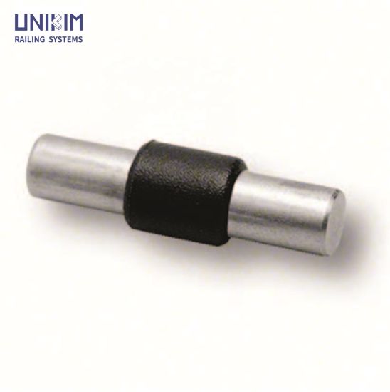Unikim Slot Tube Components Straight Connector for Channel Handrail Tube